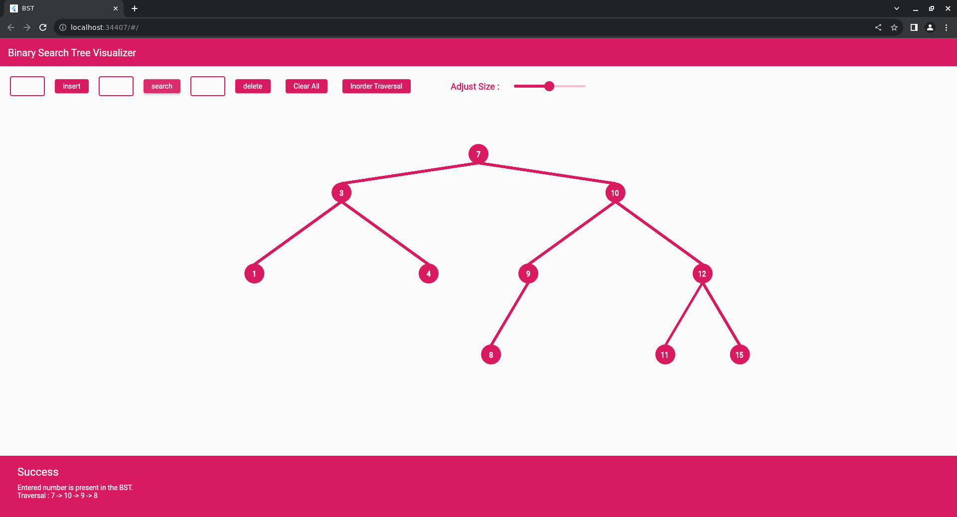 GitHub - keyurgit45/BST-Visualizer: BST Visualizer