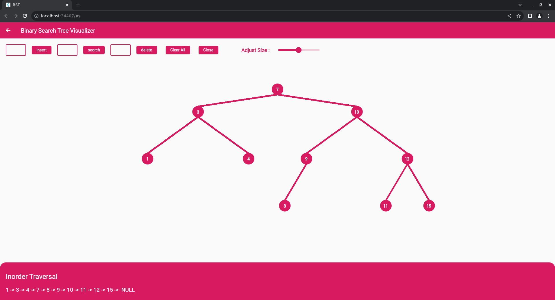 GitHub - keyurgit45/BST-Visualizer: BST Visualizer