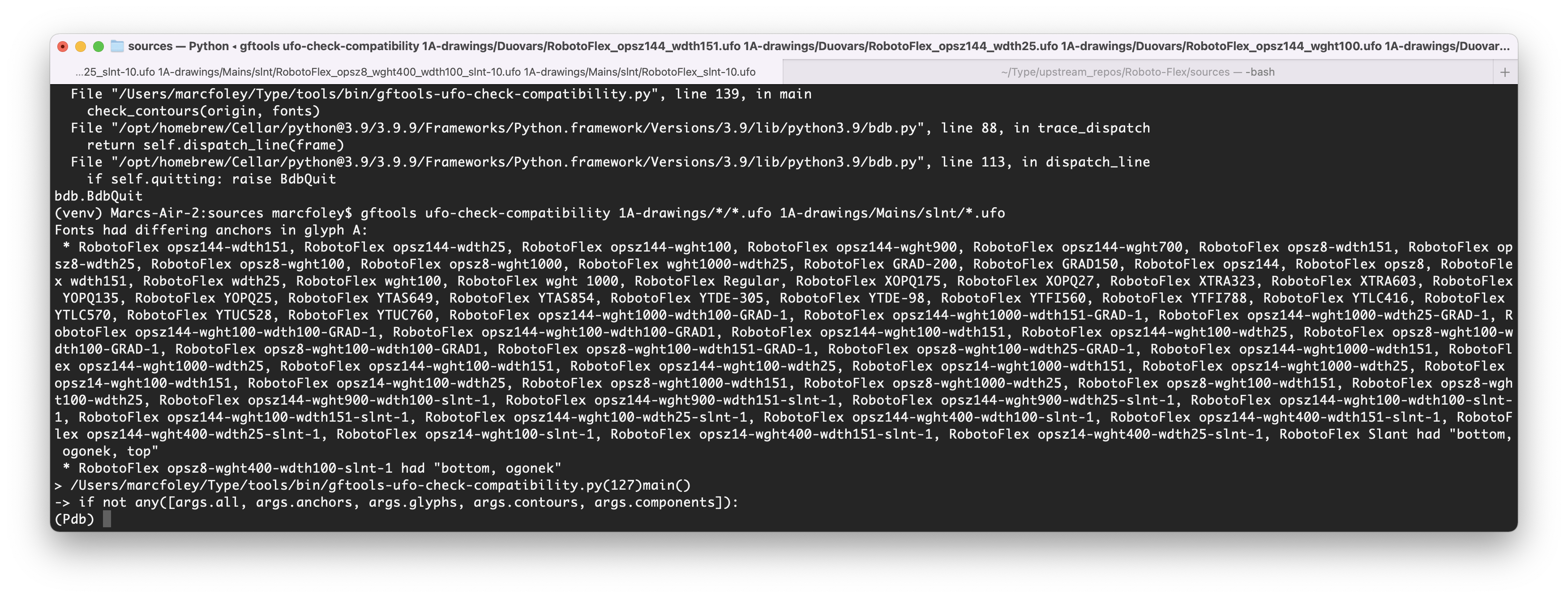 CompatibilityChecker: improve output · Issue #854 · googlefonts/fontmake · GitHub