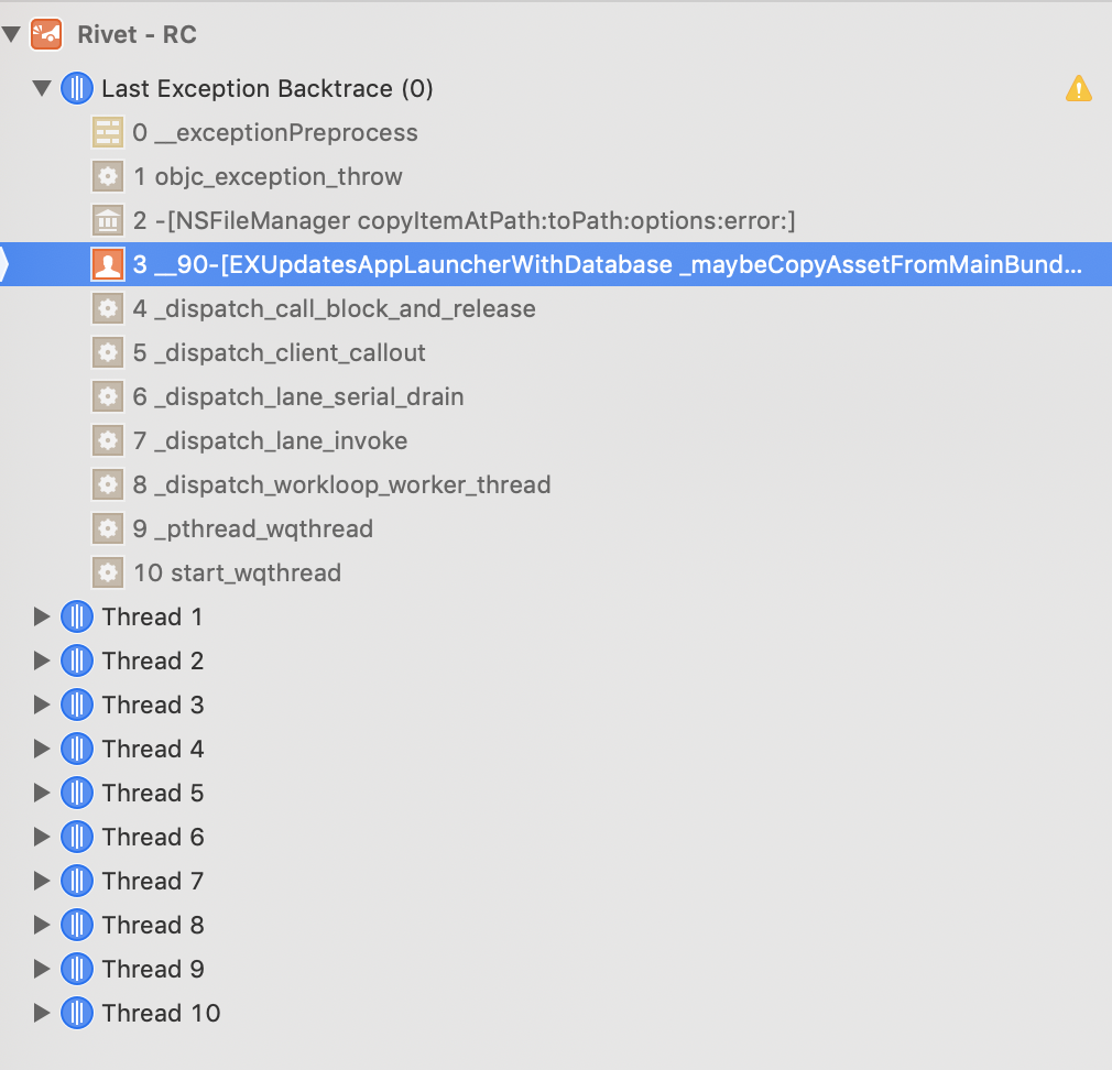 [expo-updates] Native iOS crash when new OTA update is available ...