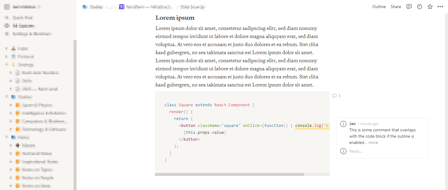 Outline conflicts with new Notion comments · Issue #70 · GorvGoyl/Notion-Boost-browser-extension ...