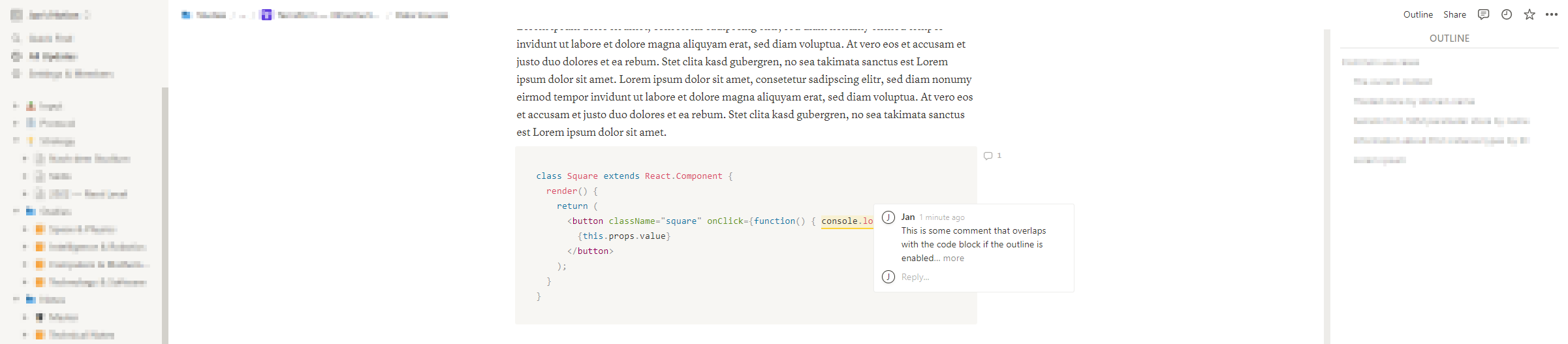 Outline conflicts with new Notion comments · Issue #70 · GorvGoyl/Notion-Boost-browser-extension ...