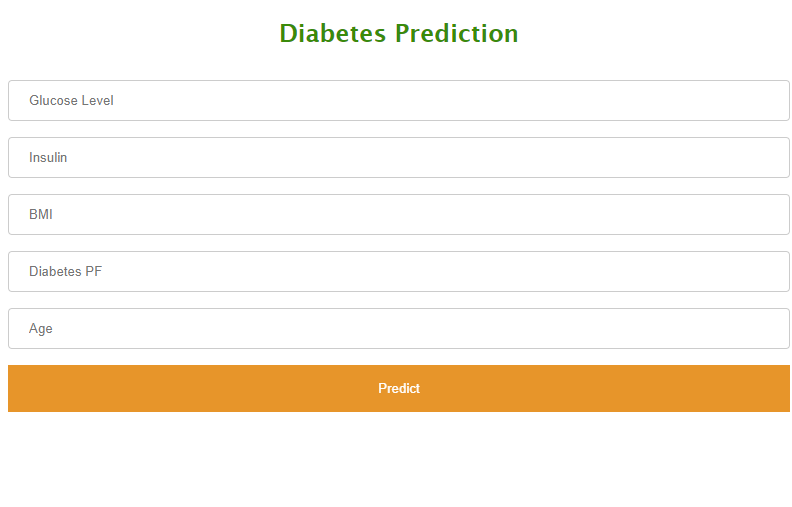 GitHub - Ram-Priyatham/DITECT: Diabetes Prediction using Machine Learning