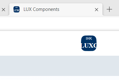 Neues FavIcon und AppIcon für den Header-Ac hinzufügen · Issue #269 · IHK-GfI/lux-components ...