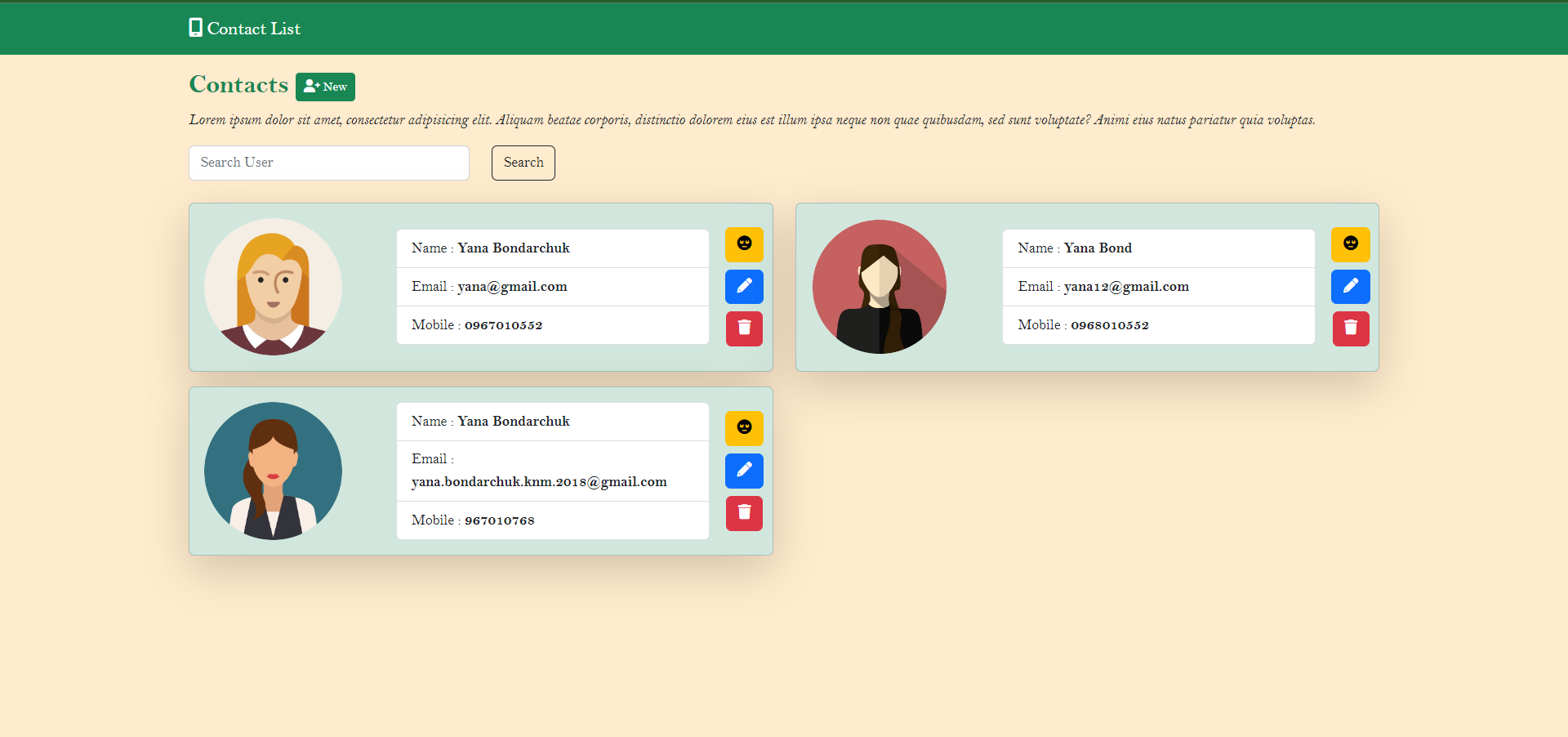 GitHub - Rachel228/contactlist: Angular contact list