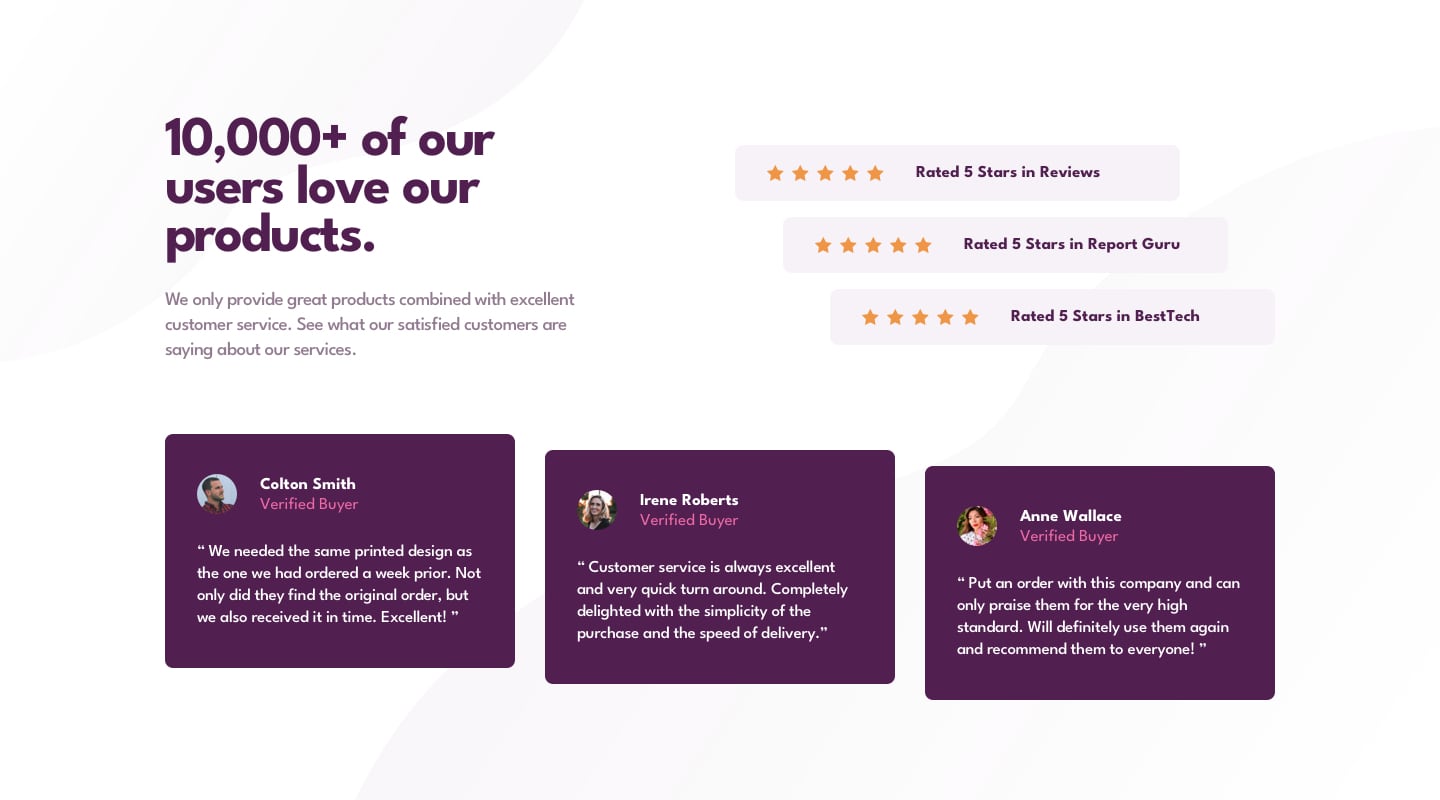 GitHub - Cozyamy/social-proof-section