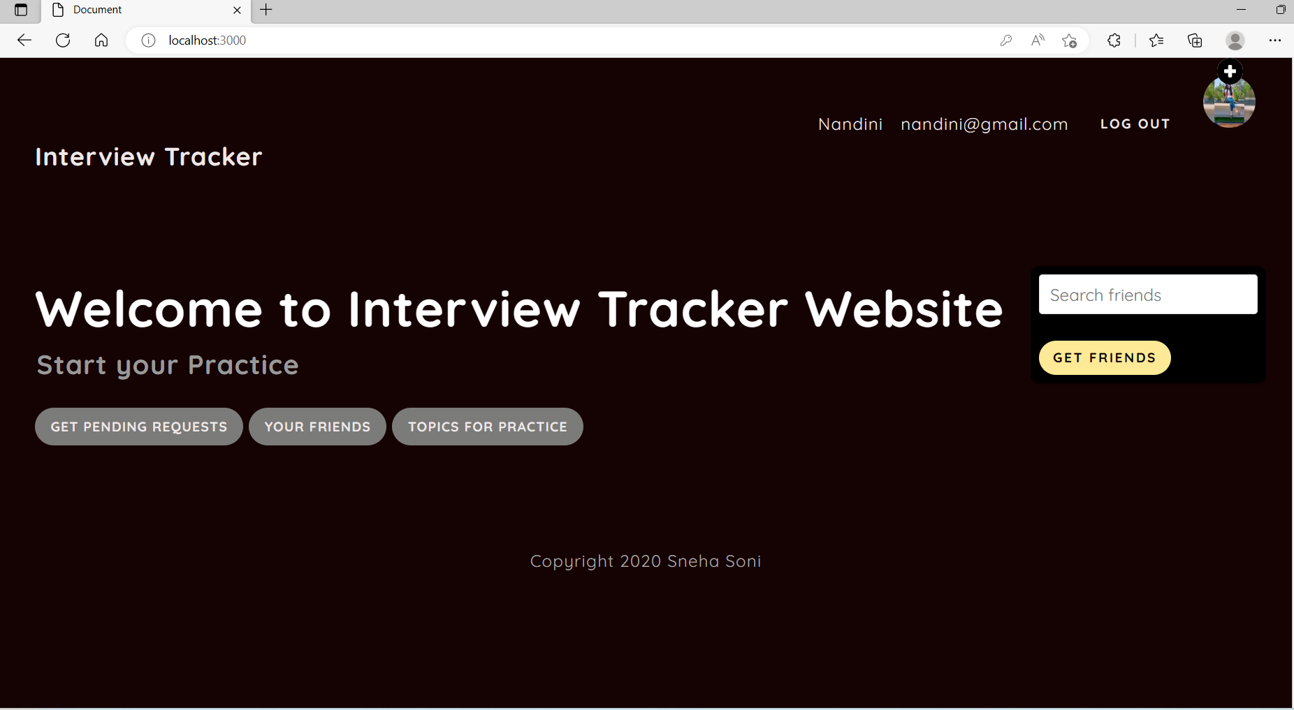 GitHub - snehasoni100/interview_tracker