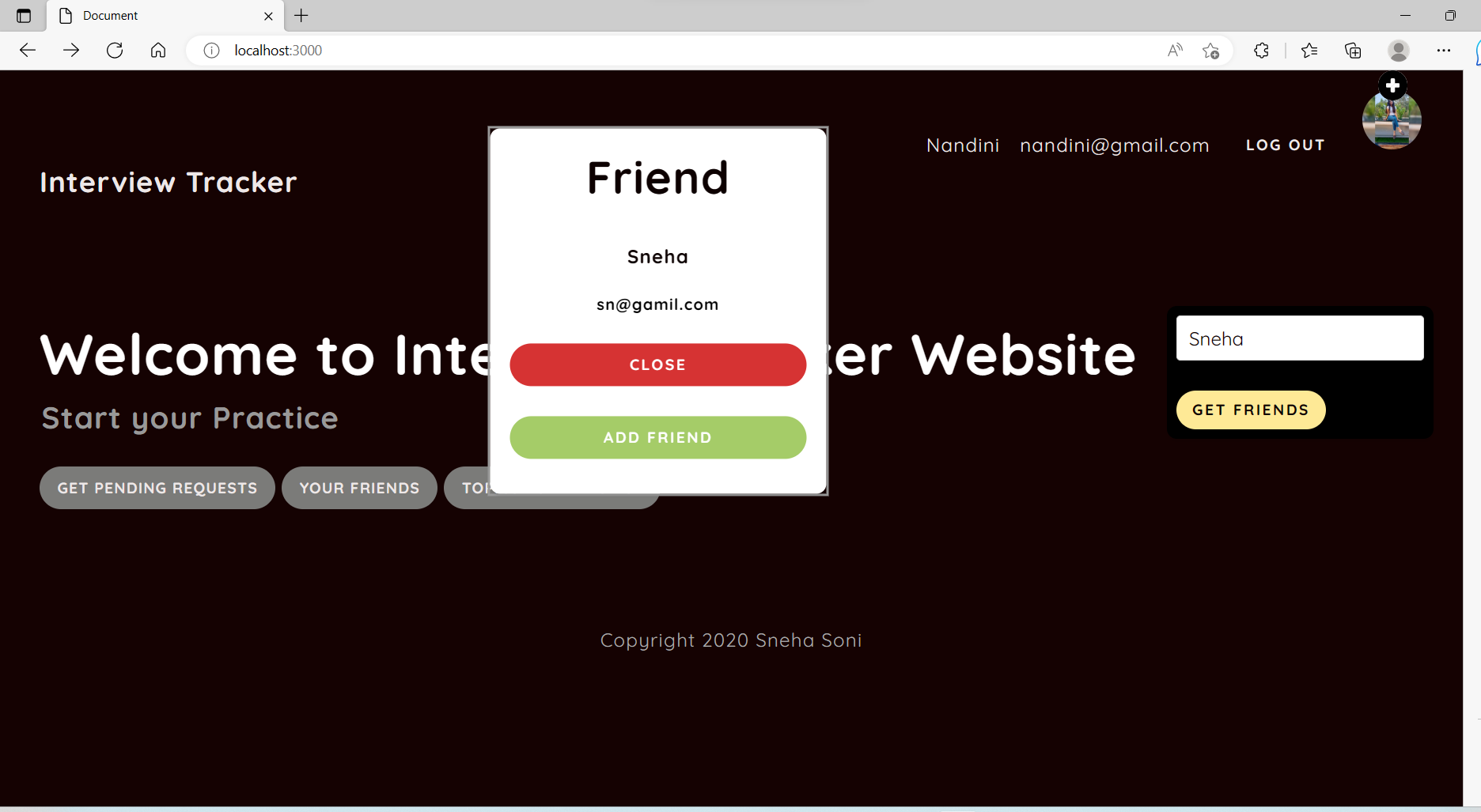 GitHub - snehasoni100/interview_tracker