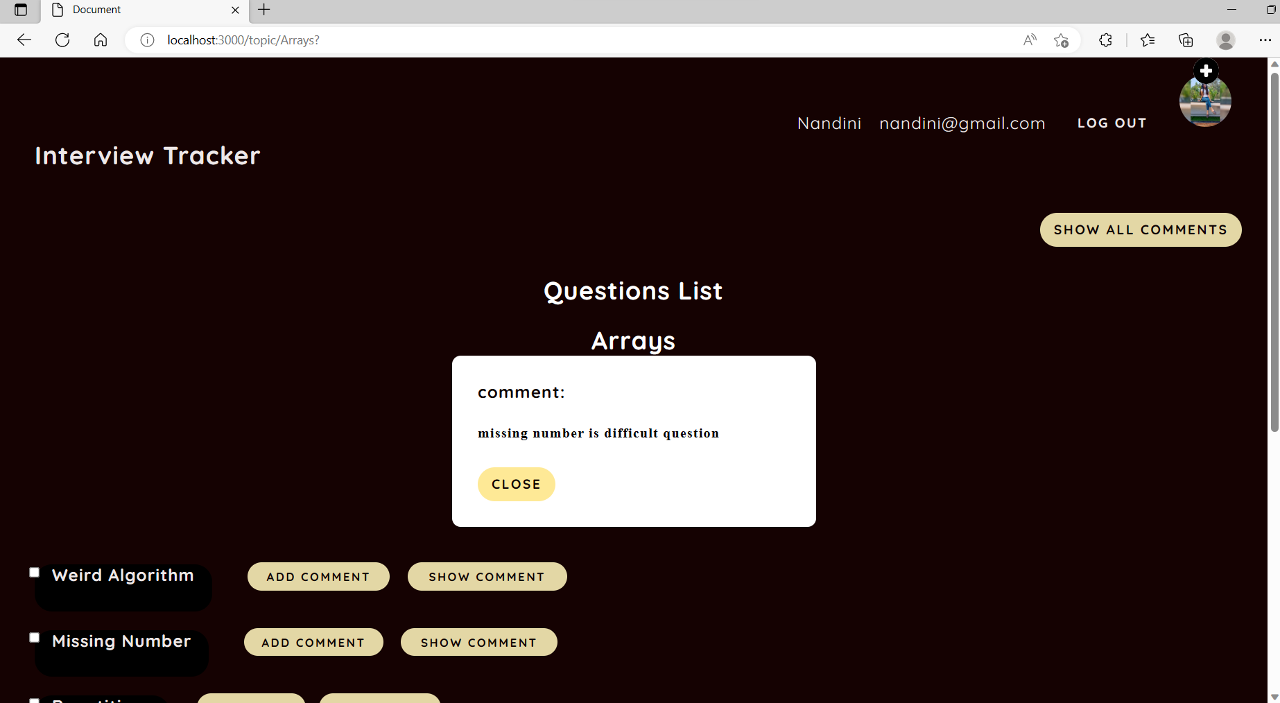 GitHub - snehasoni100/interview_tracker