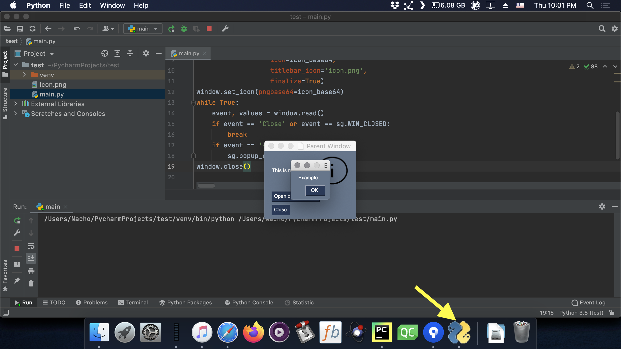 [Bug] Window icon not working on MacOS · Issue #4509 · PySimpleGUI/PySimpleGUI · GitHub