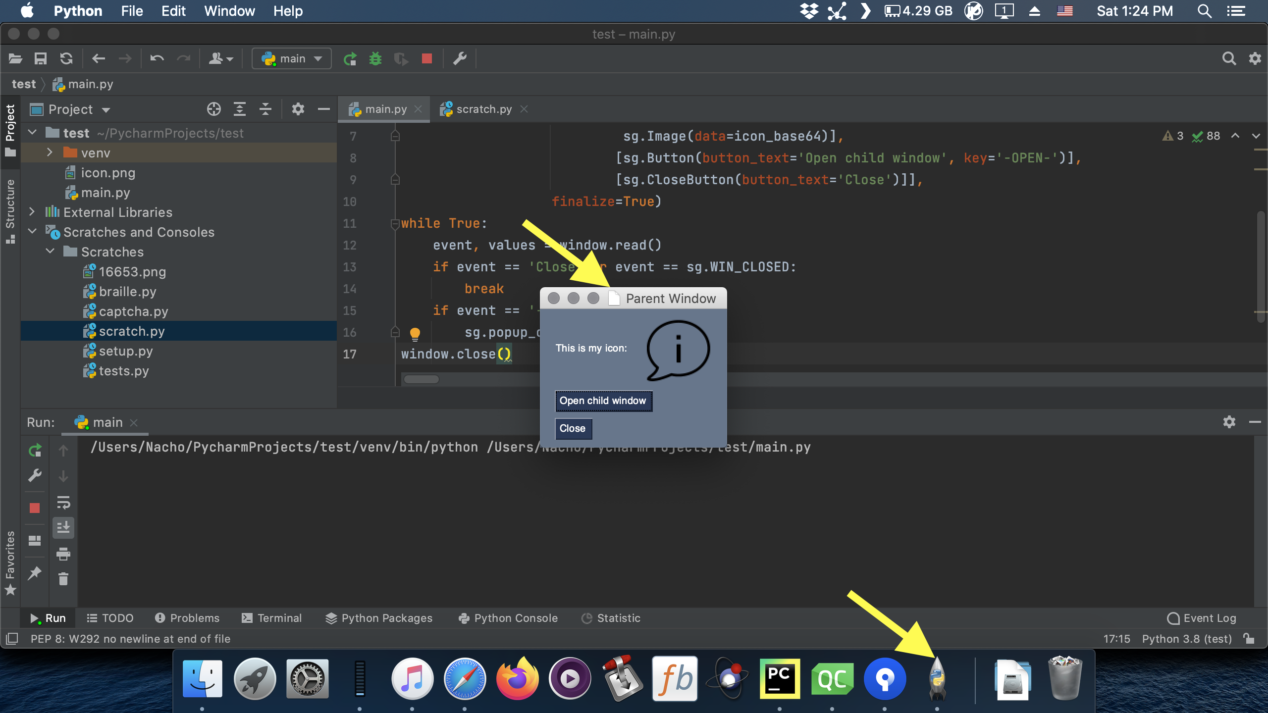 [Bug] Window icon not working on MacOS · Issue #4509 · PySimpleGUI/PySimpleGUI · GitHub