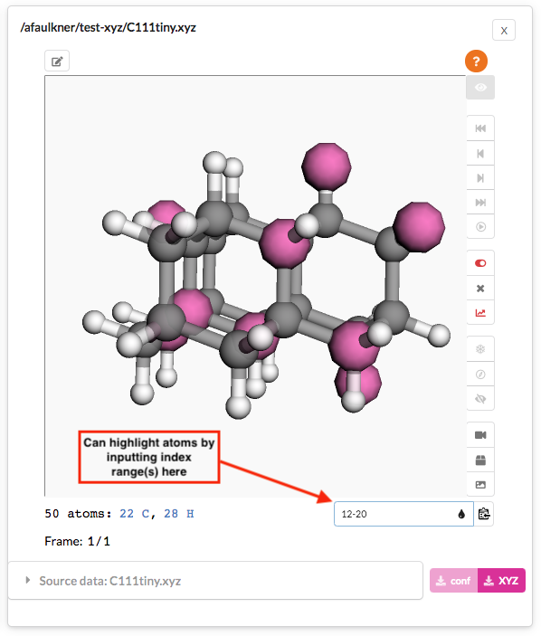 Expose absolute positions of atoms - i.e. each visible atom's X and Y ...