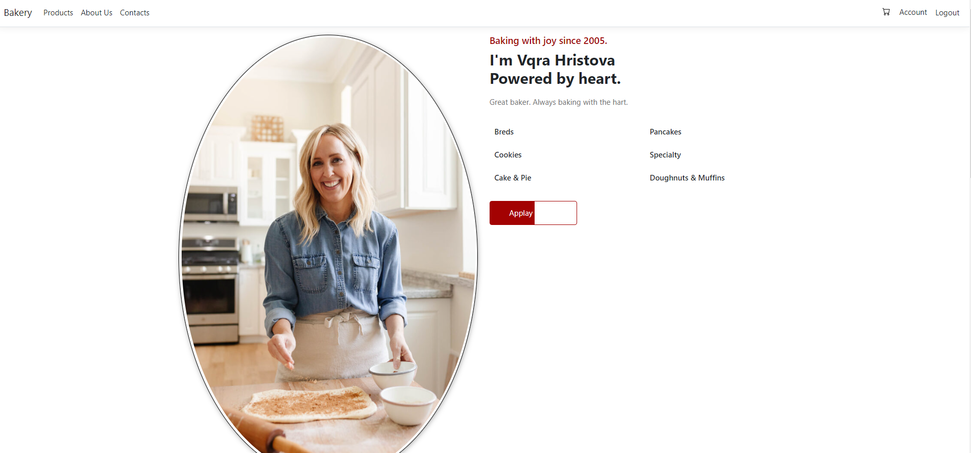 GitHub - Sand82/BakeryProject