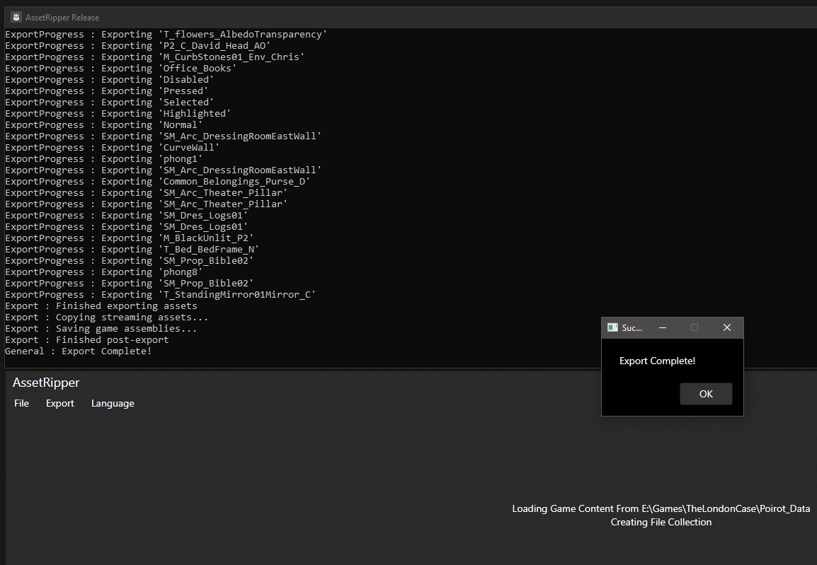 [Bug]: Endless import / UI not updated ? · Issue #1015 · AssetRipper/AssetRipper · GitHub