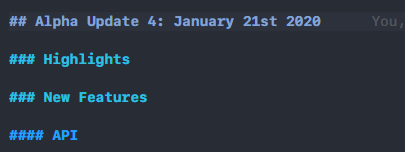 Color Markdown Headers by Level · Issue #88841 · microsoft/vscode · GitHub