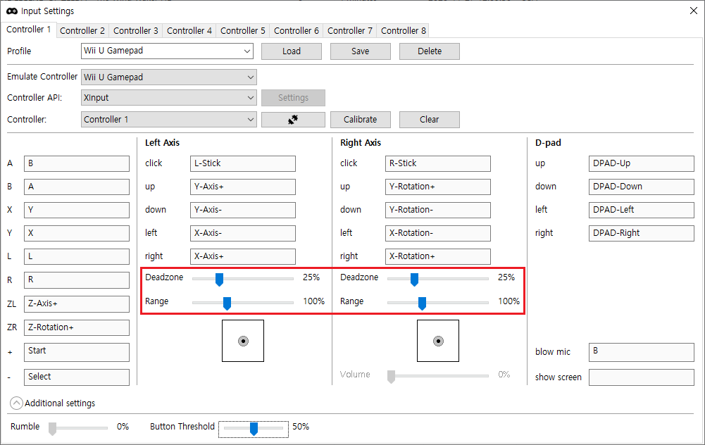 Dead Zone / Max Zone (Range) · Issue #630 · Davidobot/BetterJoy · GitHub