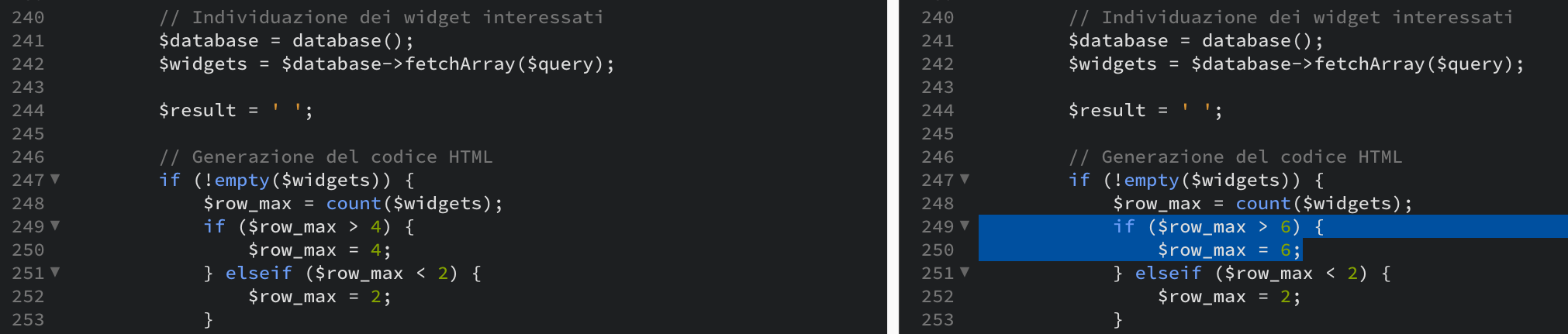 in Dashboard la possibilità di avere 6 widgets per fila · Issue #1088 · devcode-it ...