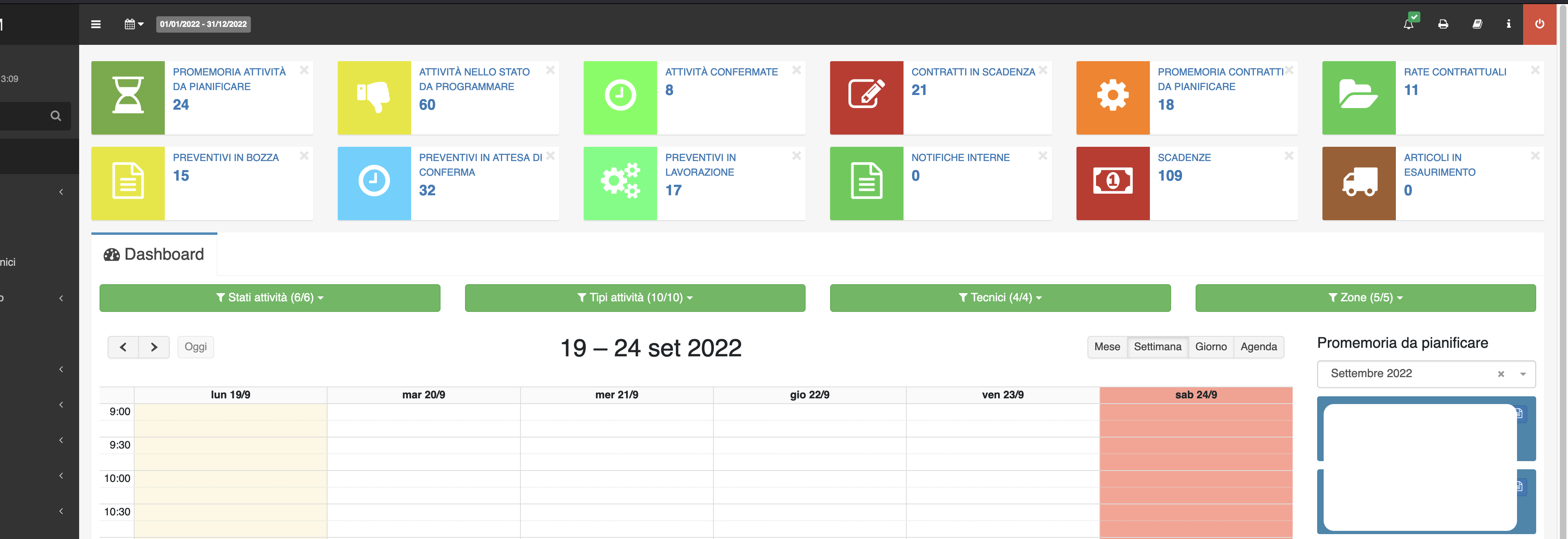 in Dashboard la possibilità di avere 6 widgets per fila · Issue #1088 · devcode-it ...