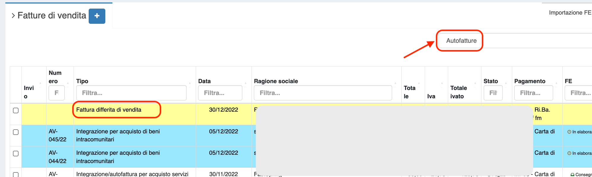 Fatture di Vendita, in segmenti diversi · Issue #1126 · devcode-it/openstamanager · GitHub