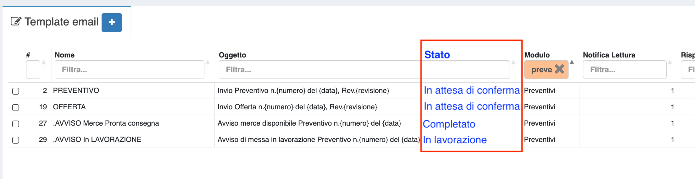 Preventivo - Cambio stato in automatico con invio email · Issue #1083 · devcode-it ...