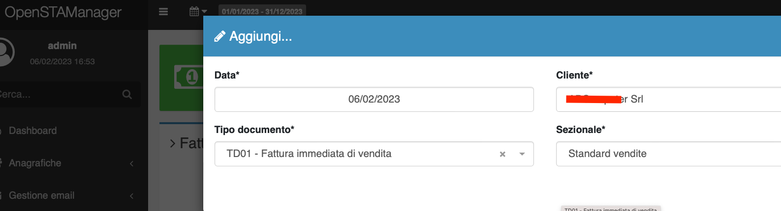 Utente longato, in creazione documenti · Issue #1174 · devcode-it/openstamanager · GitHub