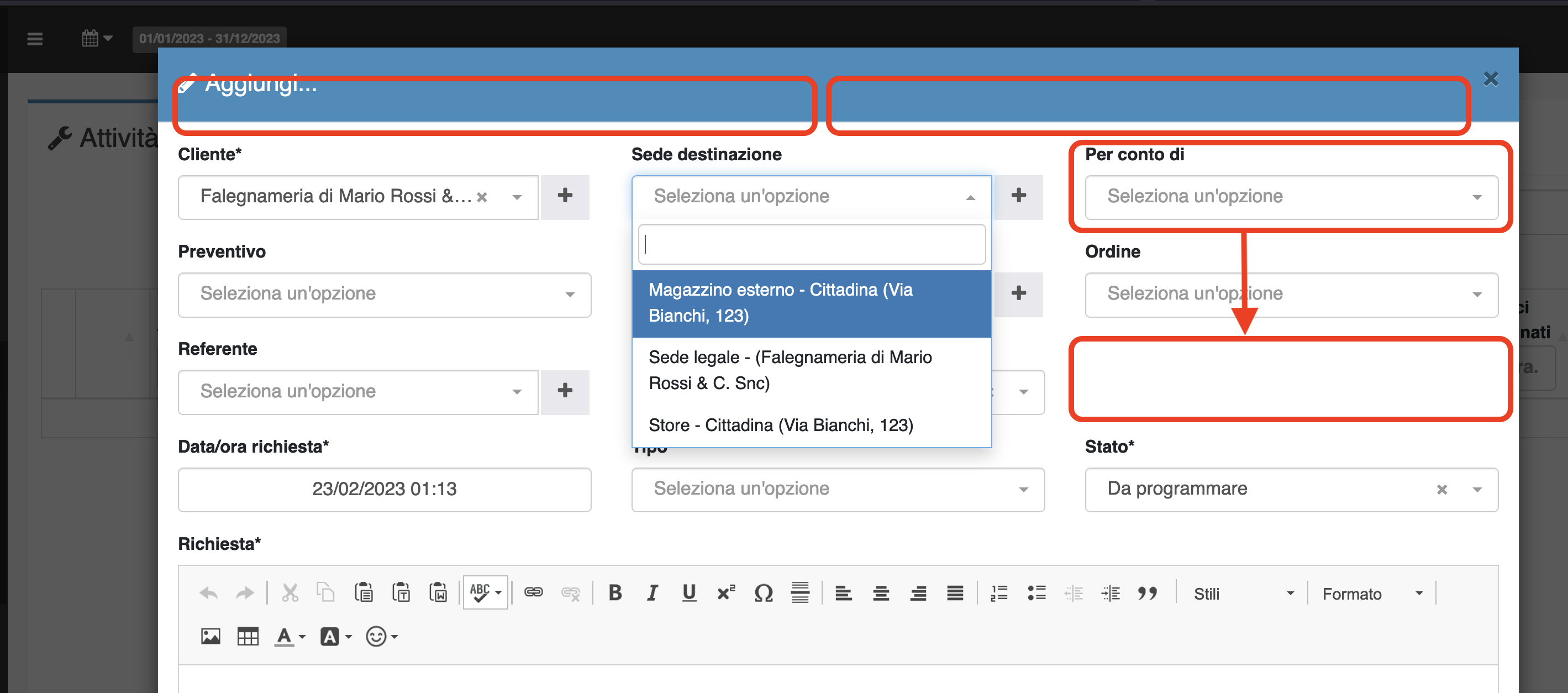 Ottimizzare la parte grafica aggiungi attività · Issue #1198 · devcode-it/openstamanager · GitHub