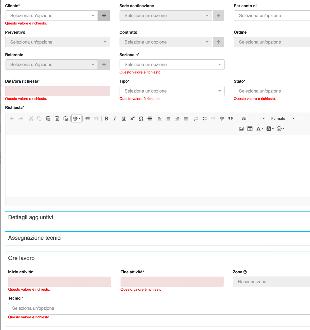 Evidenziare i campi obbligatori · Issue #1211 · devcode-it/openstamanager · GitHub