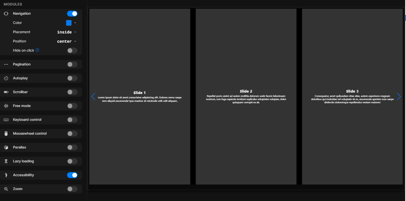 How to dynamically modify modules in react · nolimits4web swiper · Discussion #6311 · GitHub