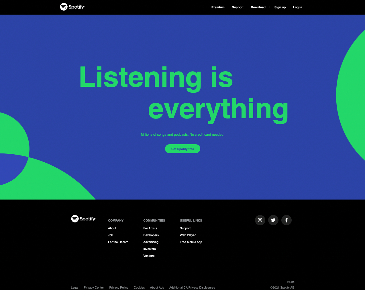 GitHub - ojyoon23/Spotify-website: Spotify main website using HTML/CSS