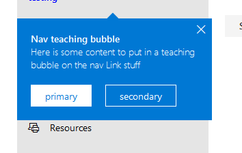 API surface for Tooltip/Callout doesn't allow proper position of beak even with DirectionalHint ...