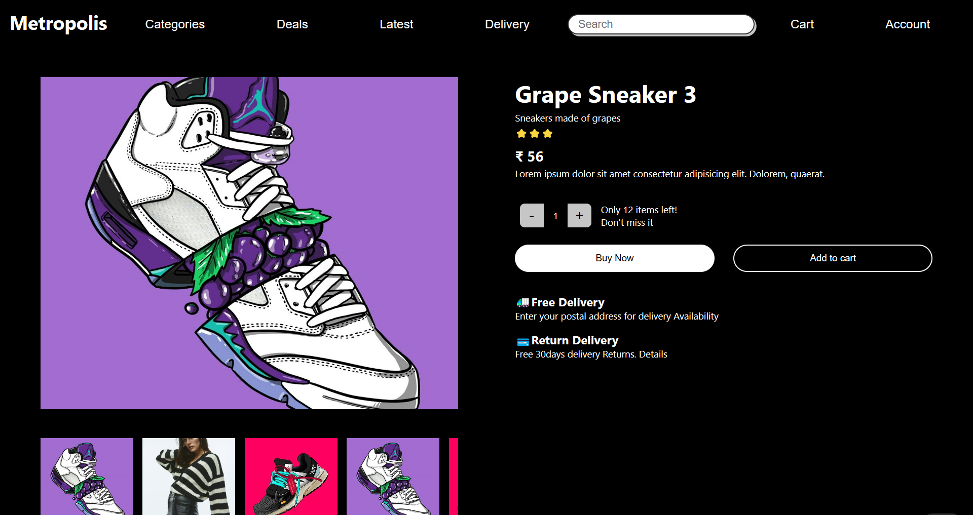 GitHub - DuanBoomer/metropolis: A e-commerse website for all your needs