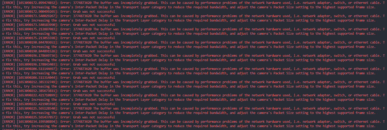 error: ‘pylon_camera::PylonCameraImpl ::CBaslerInstantCameraT {aka class Pylon ...