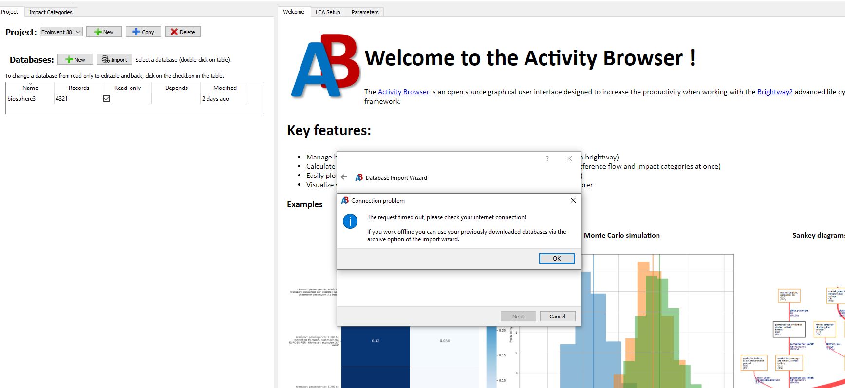 Unable to login to ecoinvent database · Issue #655 · LCA-ActivityBrowser/activity-browser · GitHub