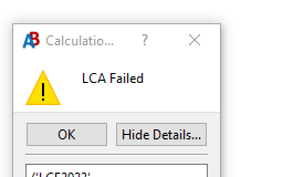 LCA failed error · Issue #857 · LCA-ActivityBrowser/activity-browser · GitHub