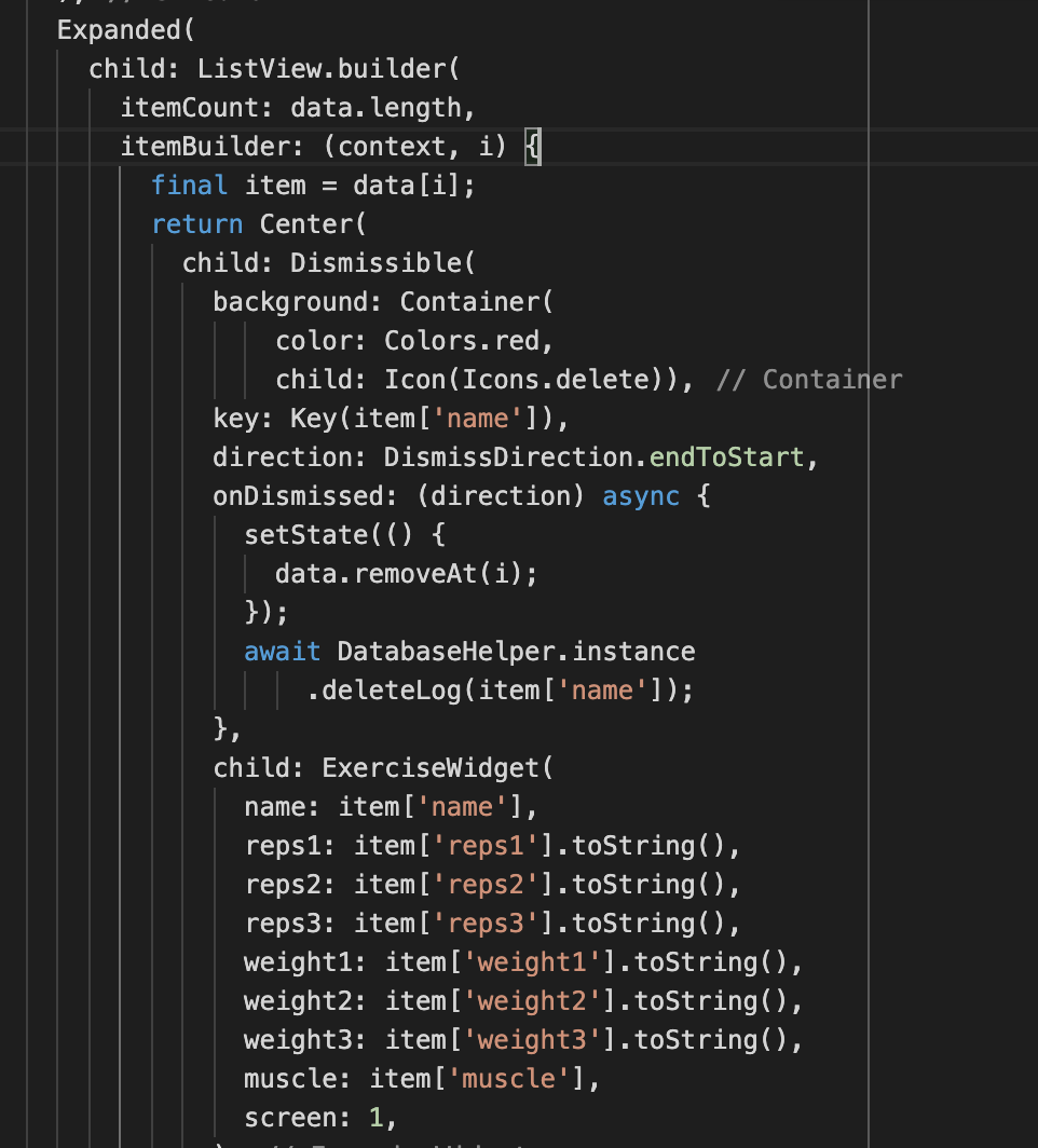 Dismissible doesn't work. · Issue #94240 · flutter/flutter · GitHub