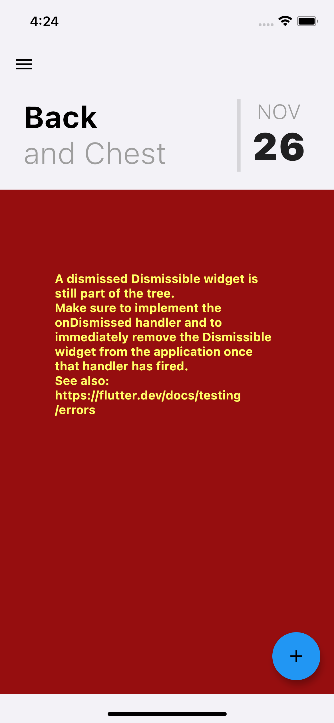 Dismissible doesn't work. · Issue #94240 · flutter/flutter · GitHub