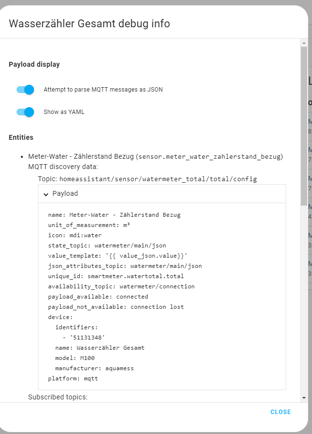 MQTT Discovery in Homeassistant · Issue #1133 · jomjol/AI-on-the-edge-device · GitHub