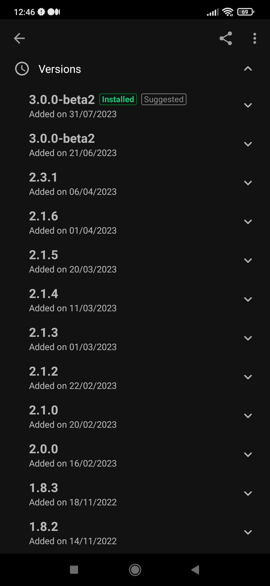 Why Are On F Droid Only 2 Beta Versions And Not All 3 And Why Have Same Name · Issue 328