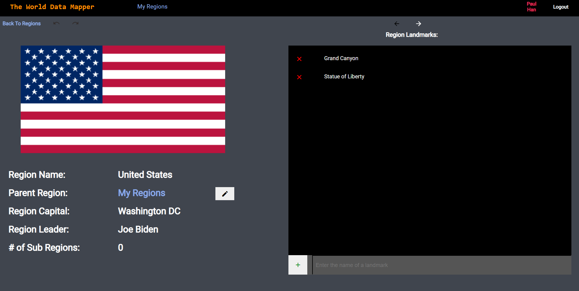 GitHub - paulhan0527/WorldDataMapper