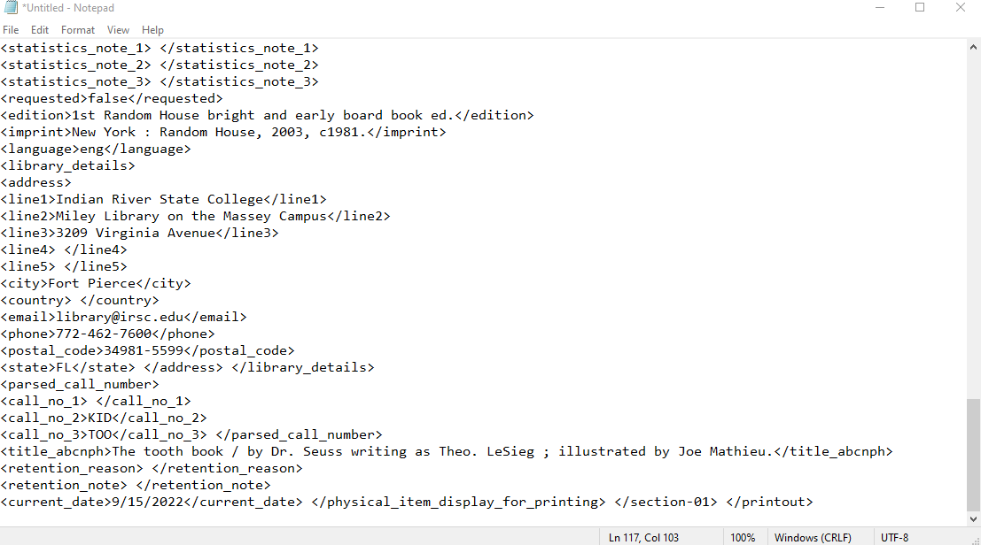 Call Number Type 5 not currently handled? · Issue #51 · ExLibrisGroup/SpineOMatic · GitHub