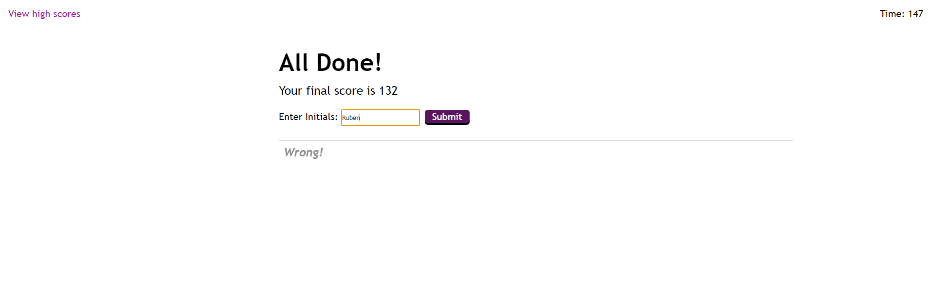 GitHub - RubeySchulz/code-quiz