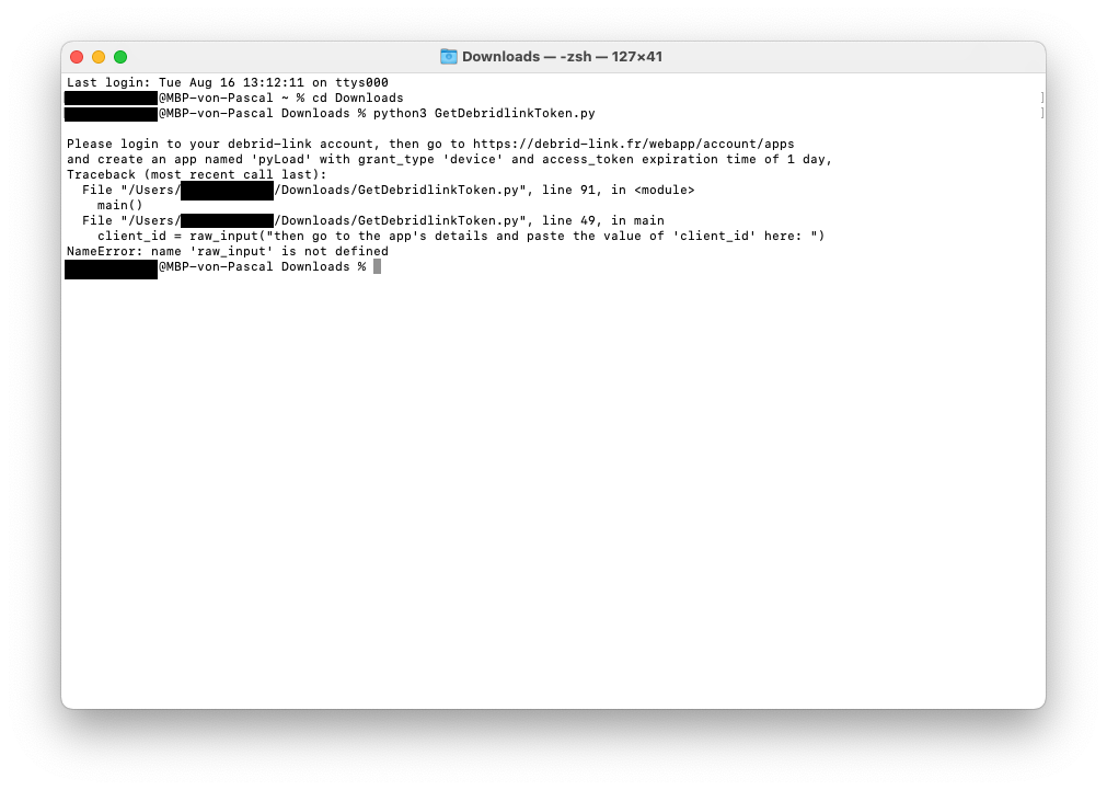 Plugin Debridlinkfr Getdebridlinktokenpy · Issue 4188 · Pyloadpyload · Github