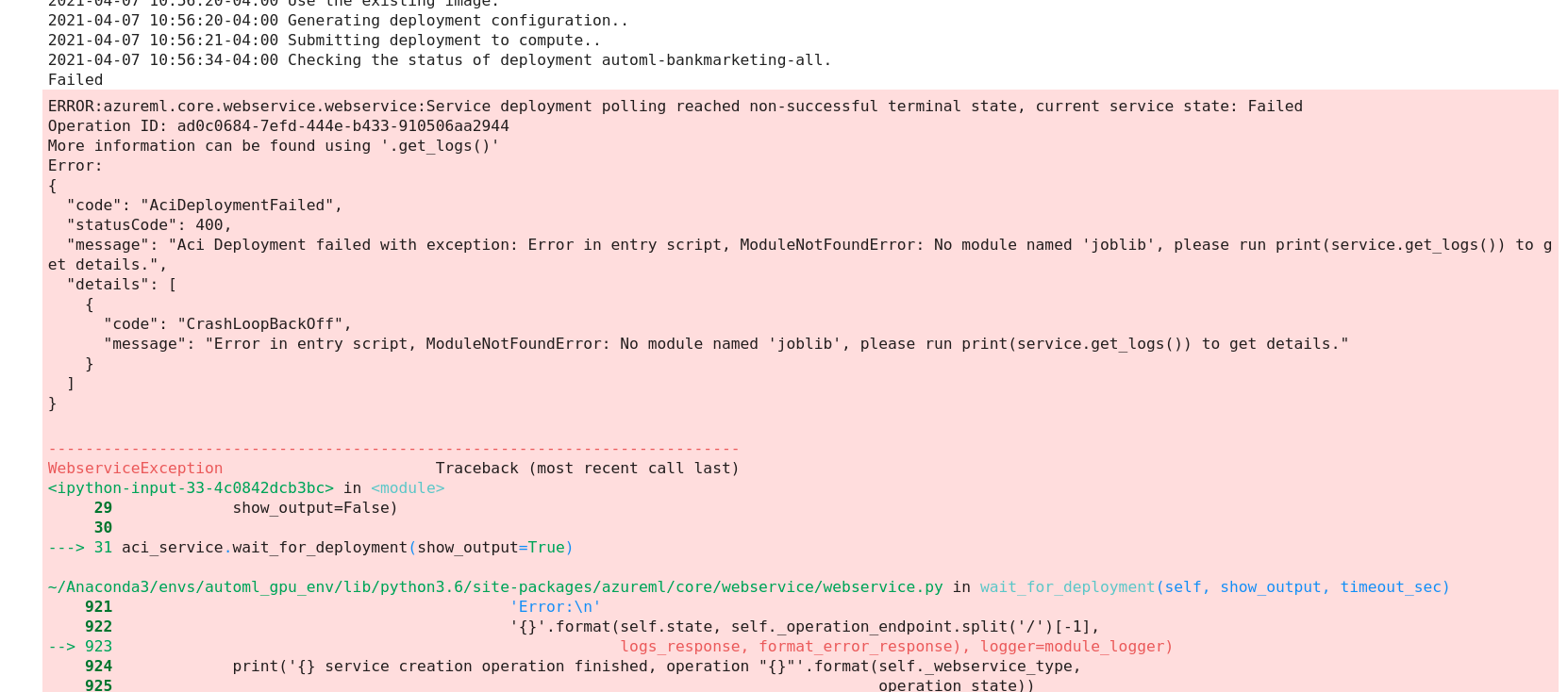 Tutorial - AutoML: classification-bank-marketing-all-features · Issue #1422 · Azure ...