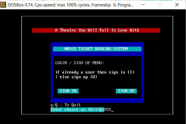 GitHub - TusharTegwani/Theatre-Speculation-System: Employed a login system with different access ...