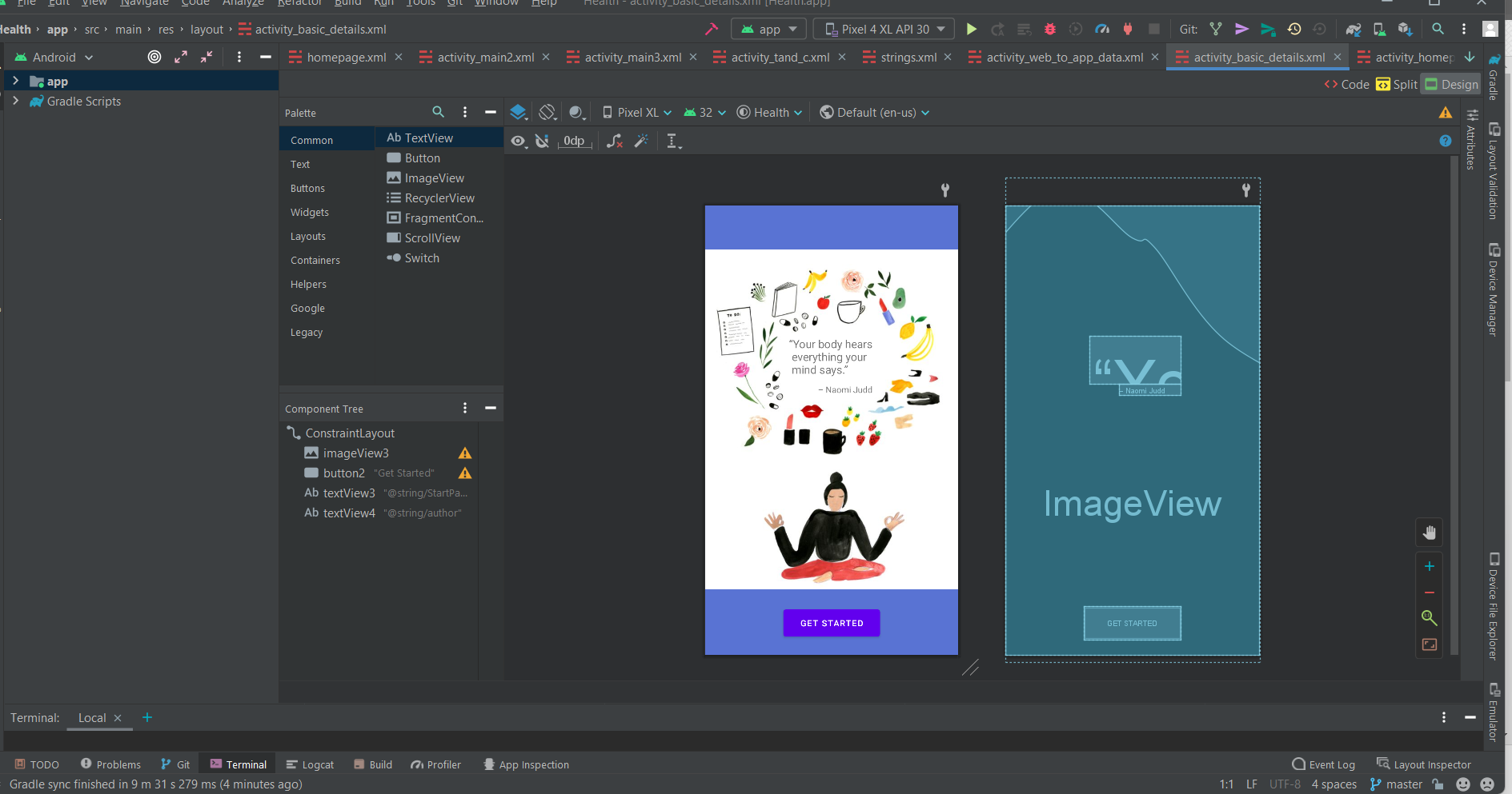 GitHub - TusharTegwani/Health-tip-off-Android-Application: android application using web ...