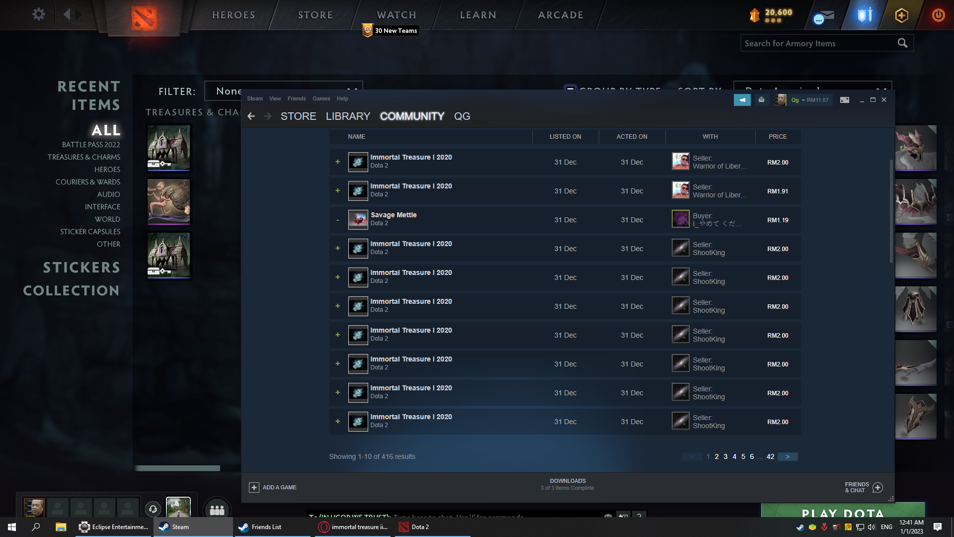 treasure bugs · Issue #6307 · ValveSoftware/Dota2-Gameplay · GitHub
