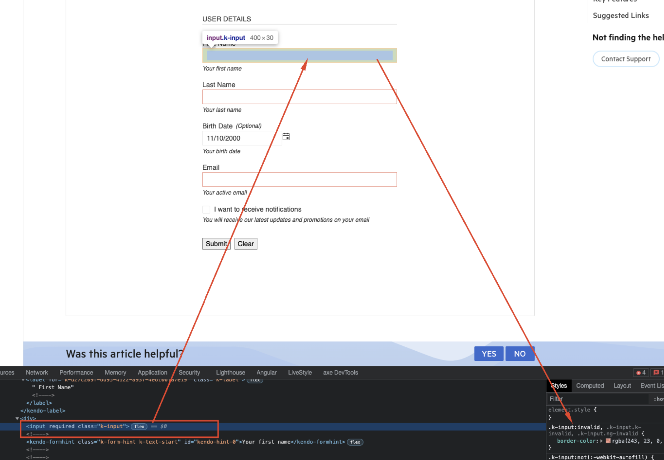 Input issues related to the new styling options · Issue #3050 · telerik/kendo-themes · GitHub