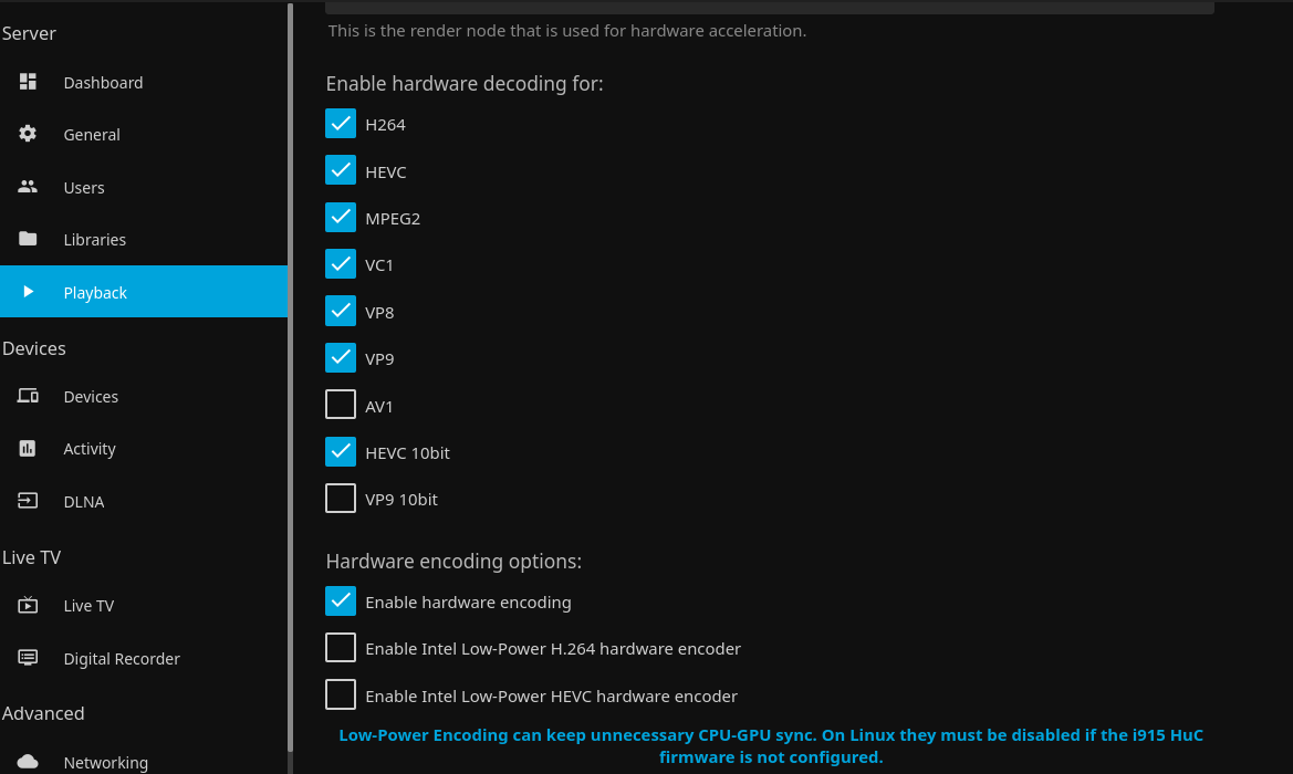 [Issue]: Hardware decoding hevc 10bit is set, but it doesn't work · Issue #7482 · jellyfin ...