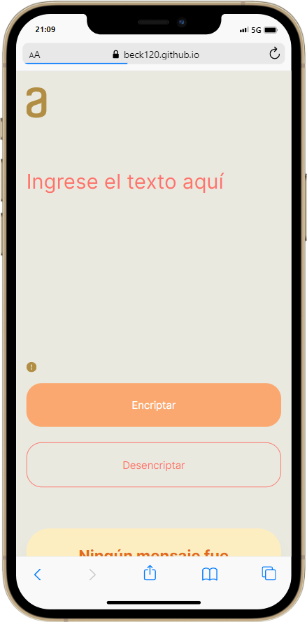 GitHub - beck120/Challenge-1-Alura-Oracle: Encriptador y desencriptador de textos