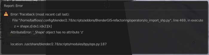 Won't export shp · Issue #78 · domlysz/BlenderGIS · GitHub